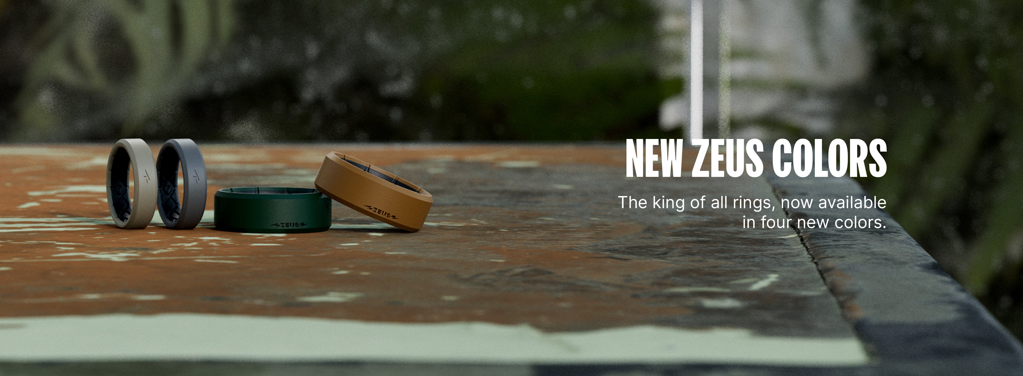 Zeus Silicone Ring with 3 Rings Fused into 1 Ultra Durable Band ...