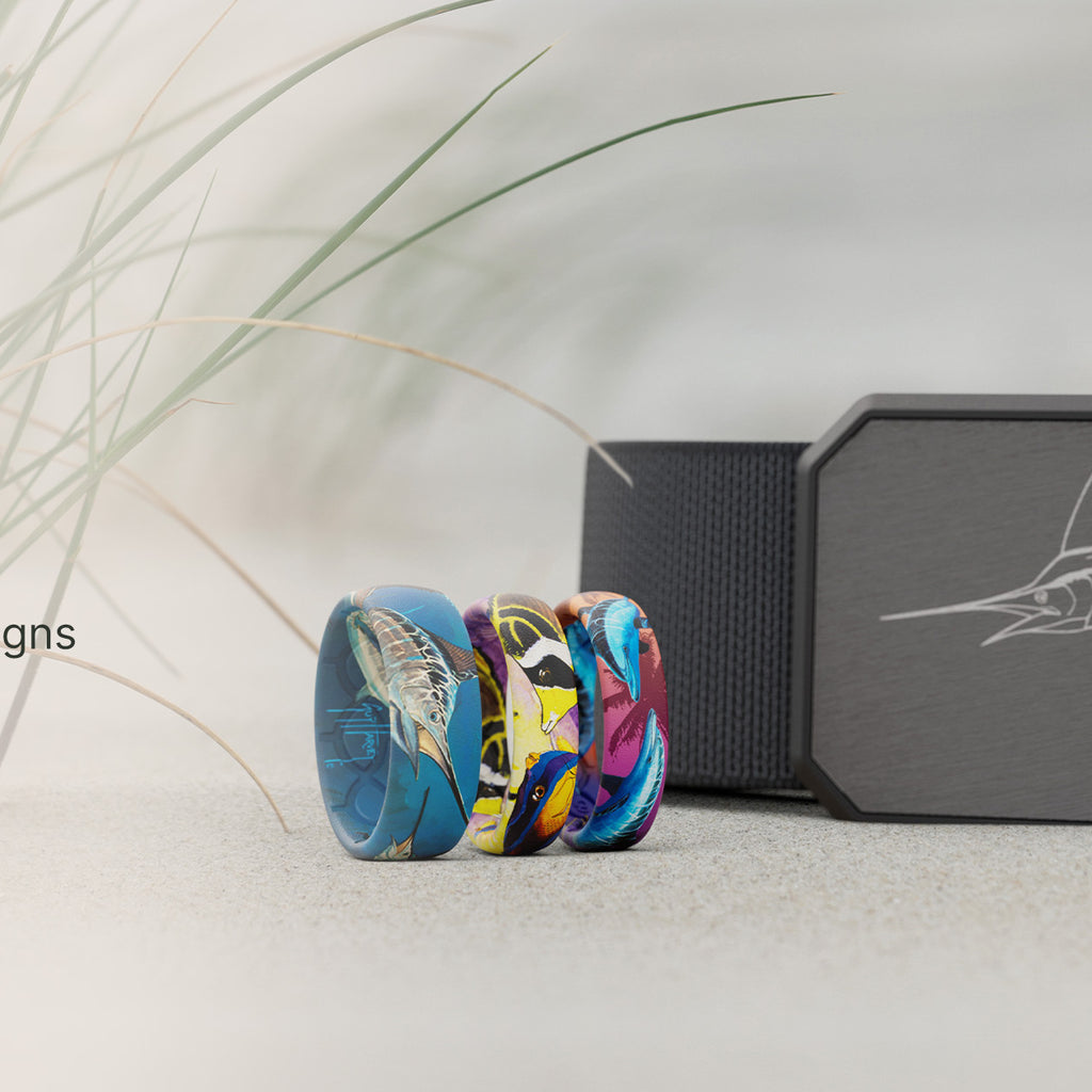 Guy Harvey Rings by Groove Life – Bold Ocean-Inspired Designs