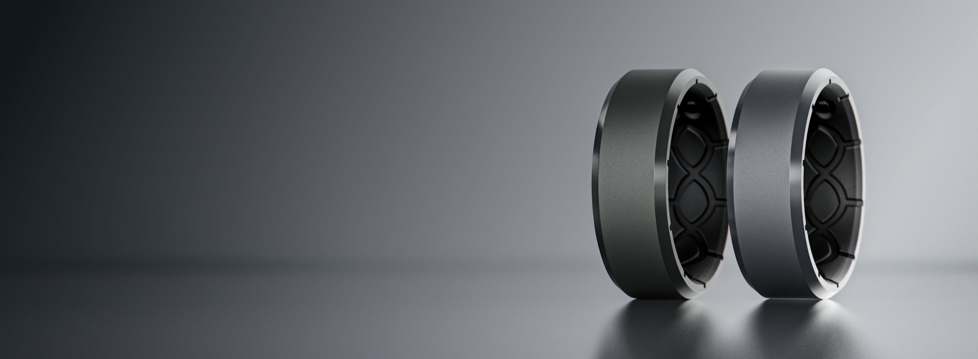 Zeus Silicone Ring with 3 Rings Fused into 1 Ultra Durable Band