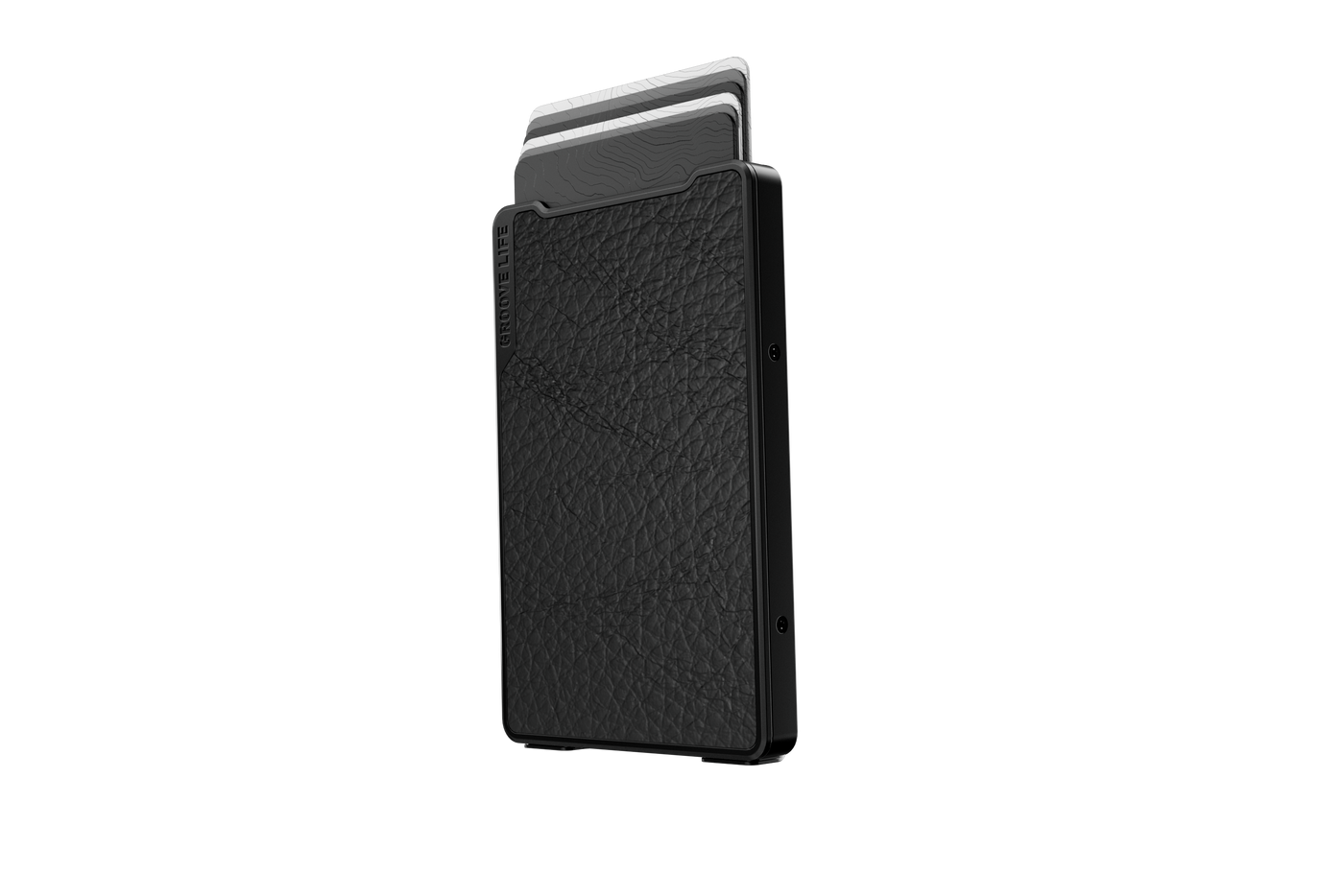Black Leather Groove Wallet® from Groove Life®