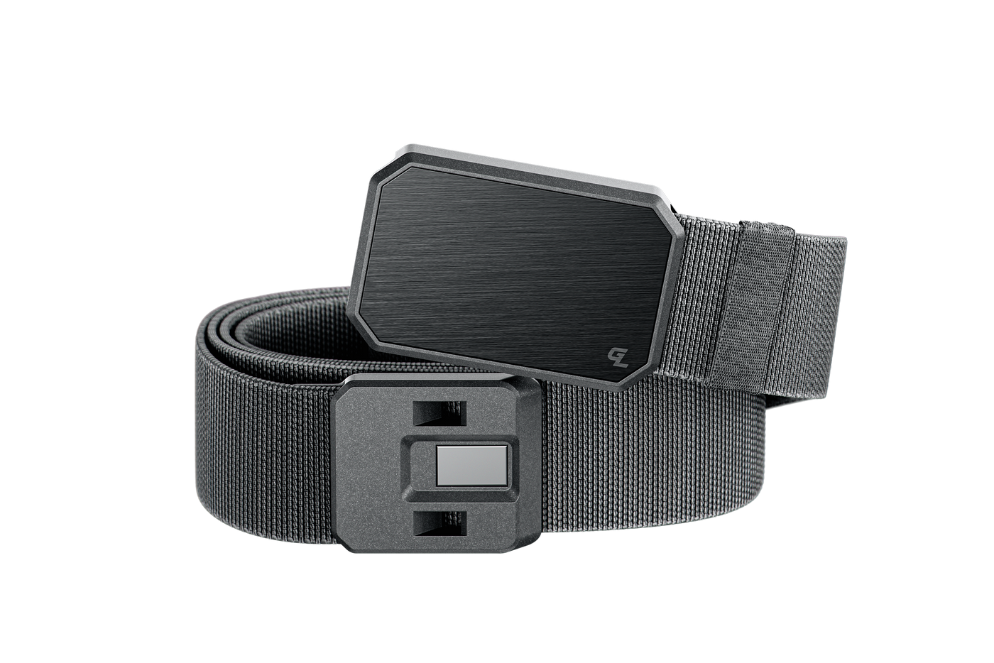 Deep Stone (Gray) Belt Strap with Black Buckle, Our Groove Belt™