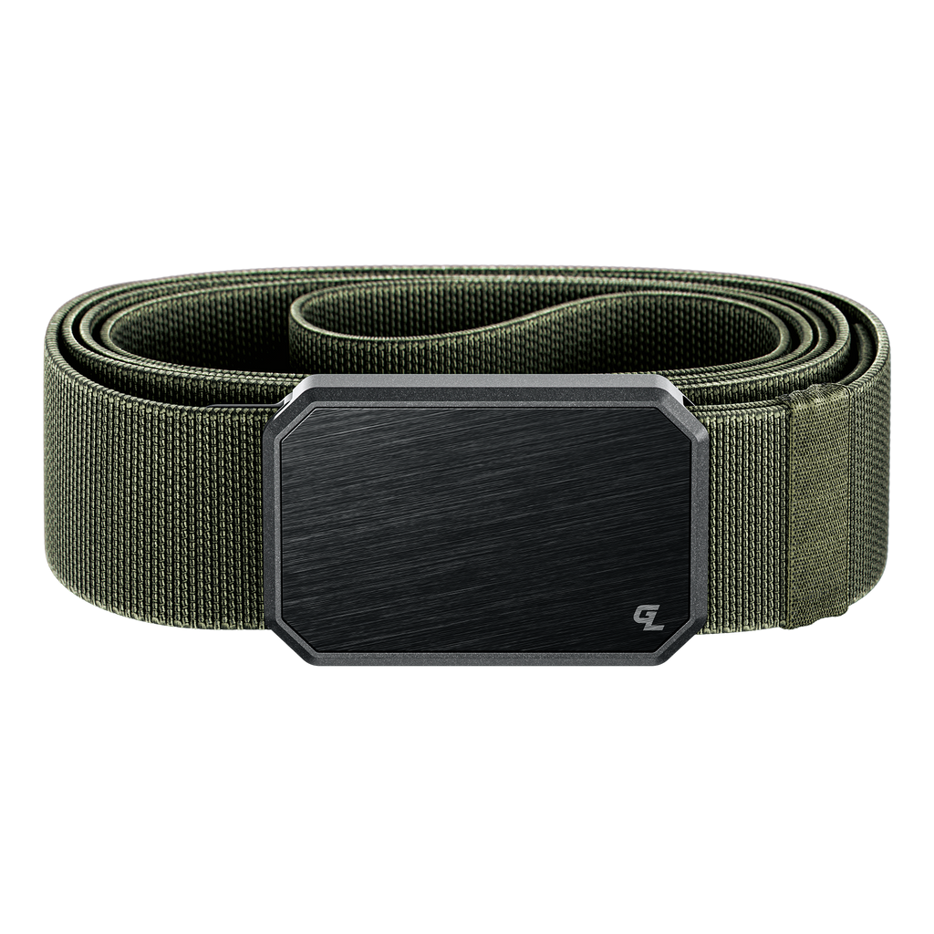 Blue Belt With Gun Metal Buckle from Groove Life