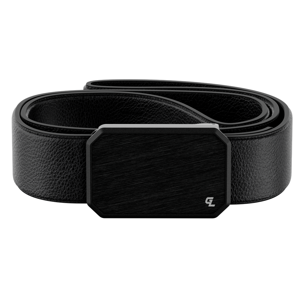 Black Leather Belt - Premium Full Grain from Groove Life