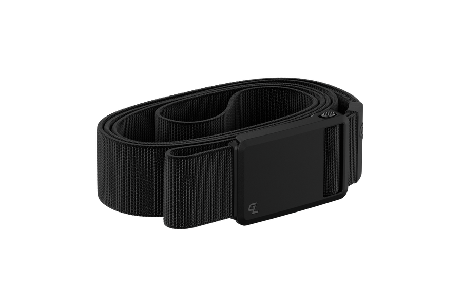 Belt - Ultralight Black Colored Belt, Groove Belt Ultra