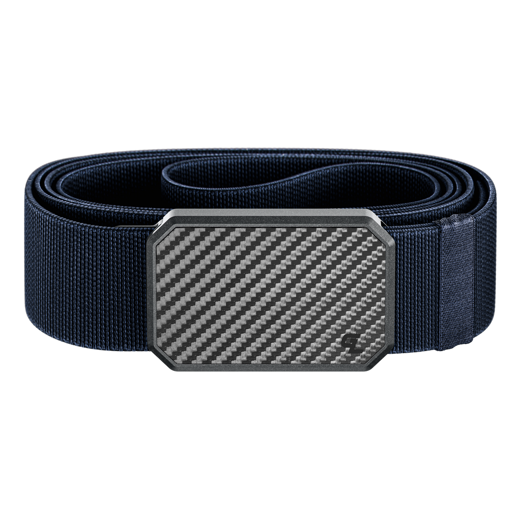 Blue Belt With Gun Metal Buckle from Groove Life