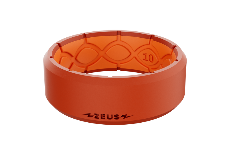 Zeus Silicone Ring with 3 Rings Fused into 1 Ultra Durable Band