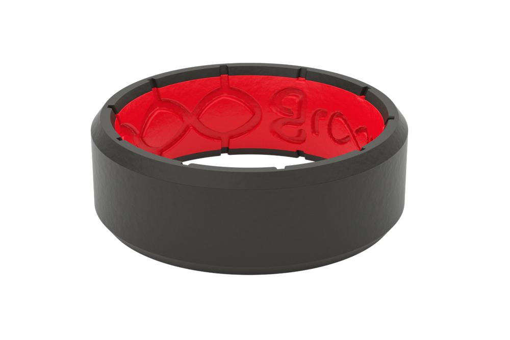 Edge Black & Red Ring