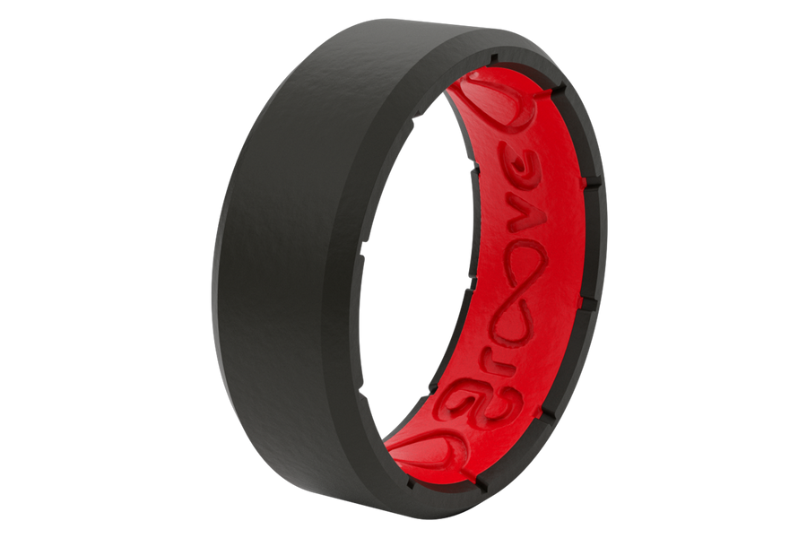 Edge Black & Red Ring