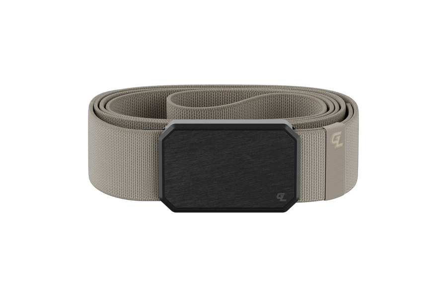 Groove Belt - Black Strap with Gun Metal Buckle | Groove Life