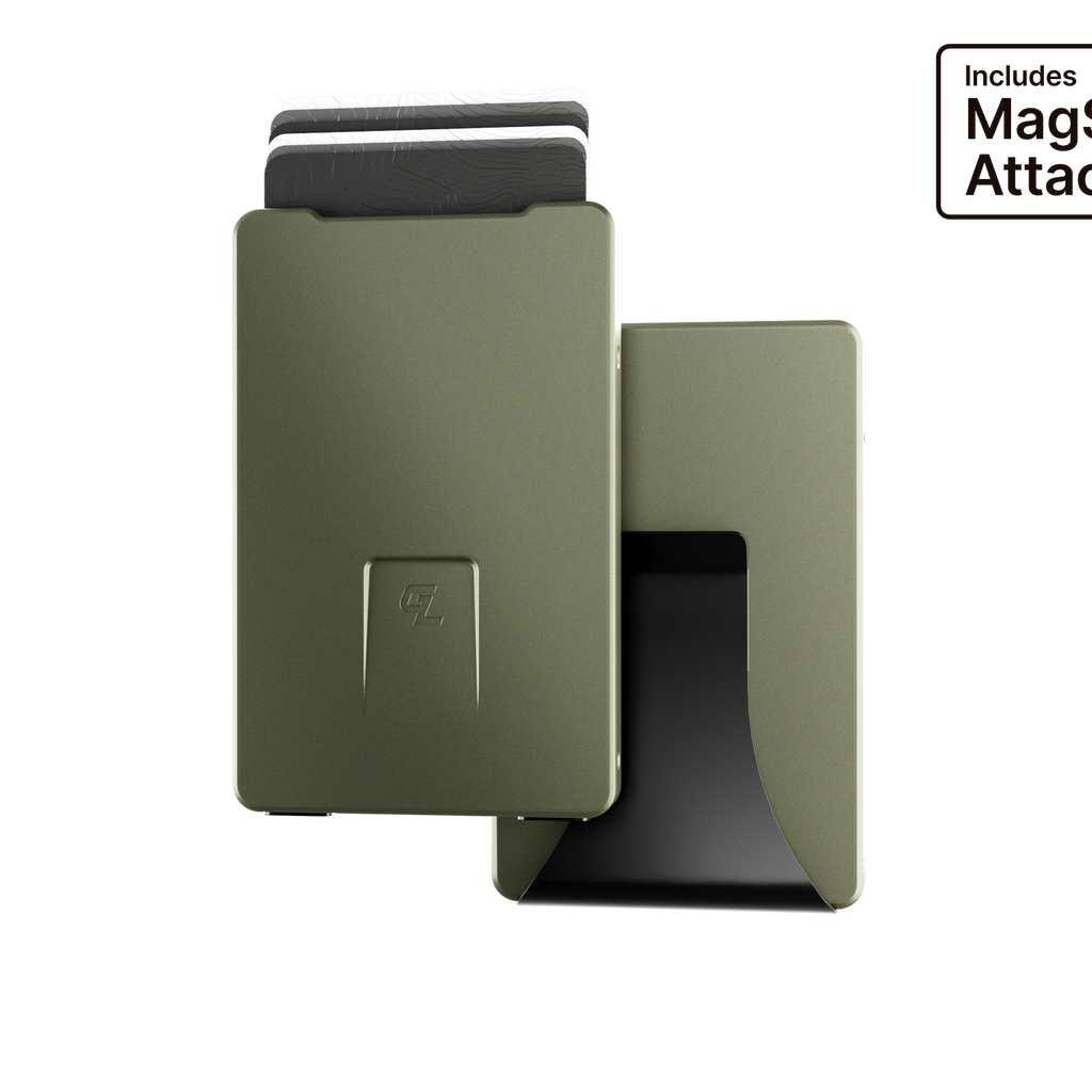 Groove Wallet® with MagSafe Plate - Base Camp Green