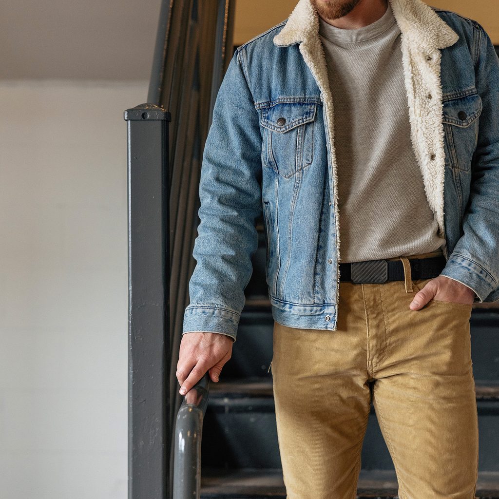 Dark Earth Belt With Carbon Fiber Buckle from Groove Life