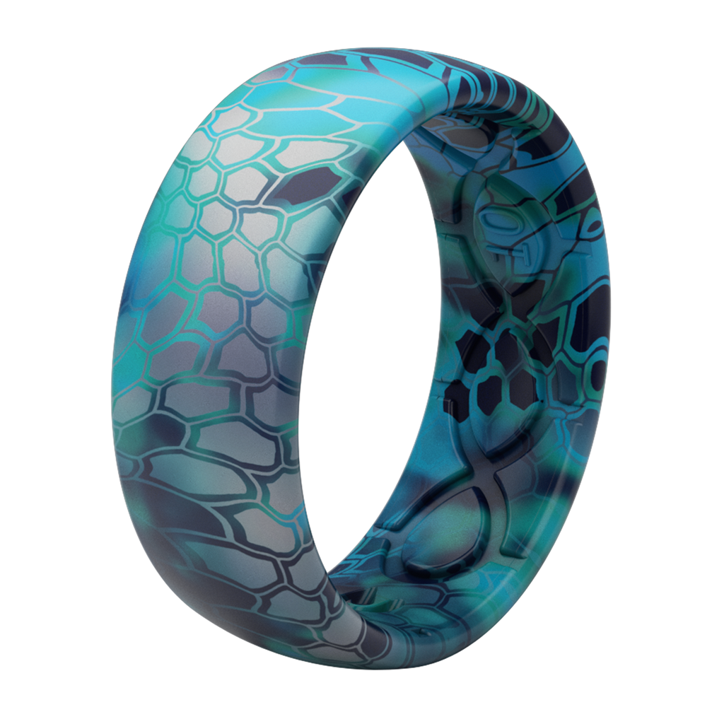 Get The Kryptek Pontus camouflage Silicone Ring Today!