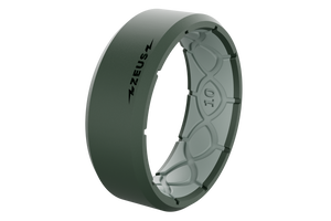 Zeus Silicone Ring with 3 Rings Fused into 1 Ultra Durable Band
