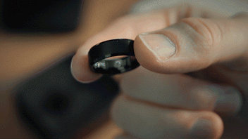 Groove Ring: Matte Black Tungsten Ring with Comfort Fit
