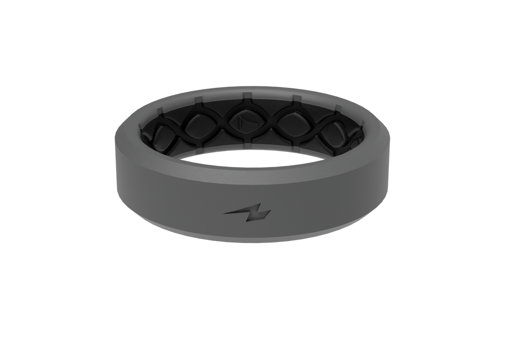 Groove Life | Zeus™ Storm Grey Thin Silicone Ring