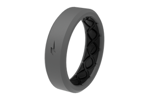 Groove Life | Zeus™ Storm Grey Thin Silicone Ring