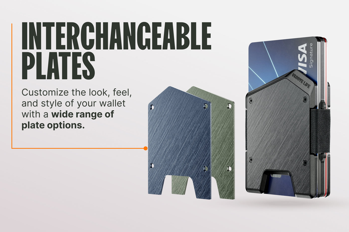 Groove Wallet® Stealth - Gunmetal