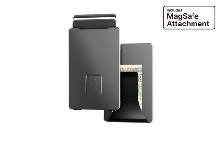 Groove Wallet® with MagSafe Plate - Gun Metal