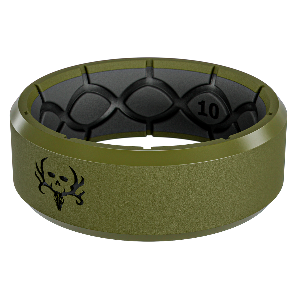 Zeus Edge Bone Collector Olive Ring | Bone Collector x Groove Life