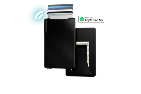 Groove Smart Wallet Trace In Midnight Black