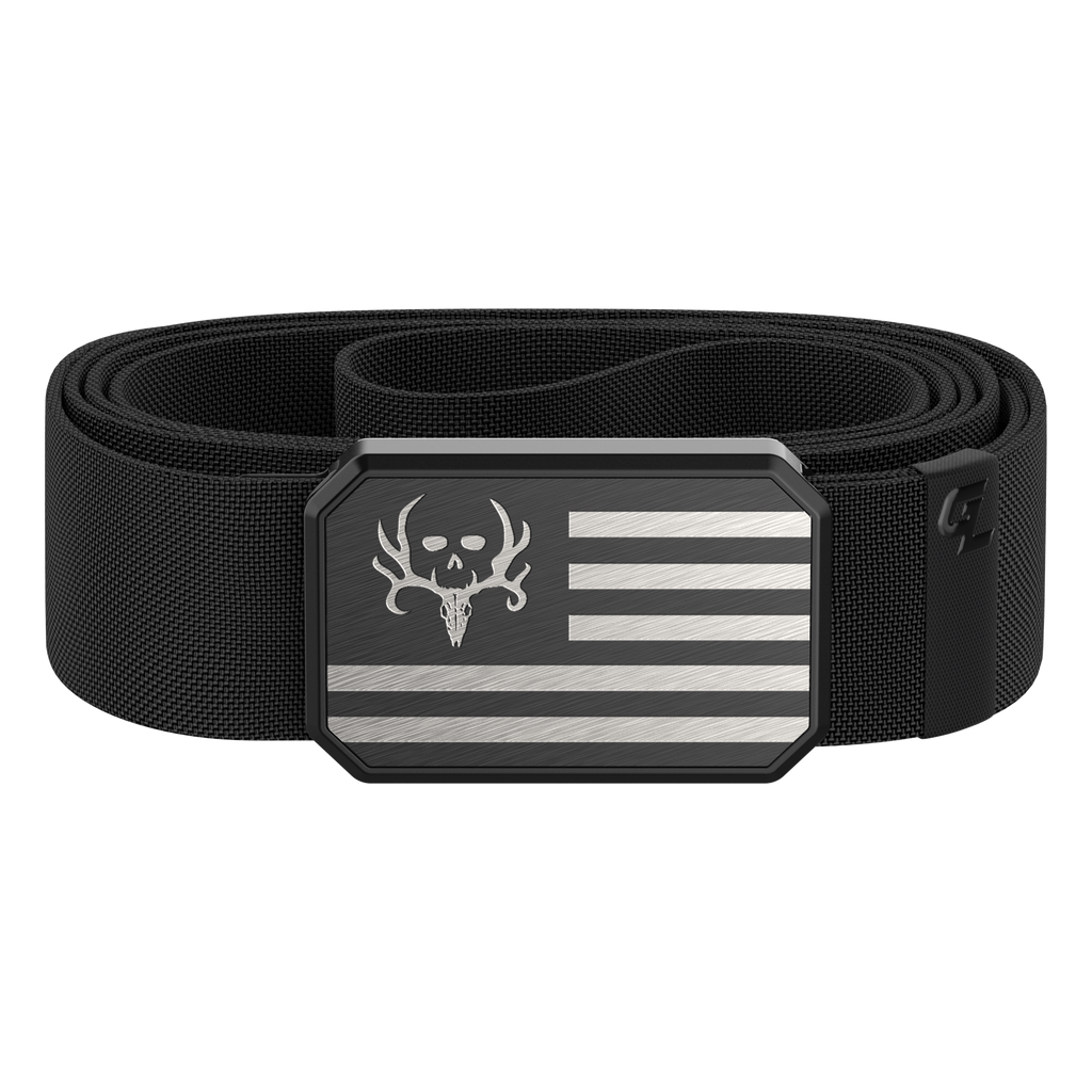 Bone Collector Patriot Black/Black Groove Belt™