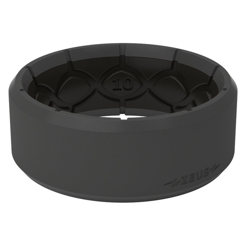 Zeus Edge Deep Stone Grey Ring