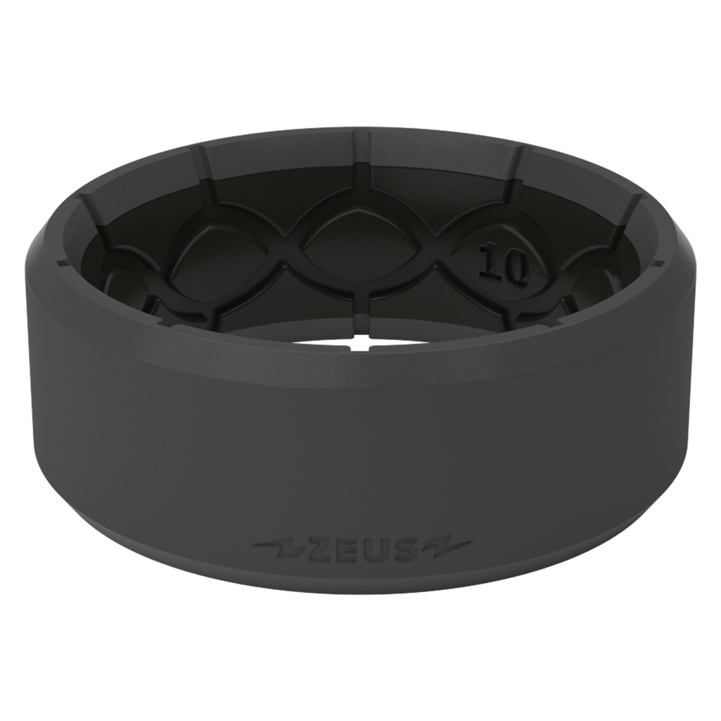Zeus Edge Deep Stone Grey Ring